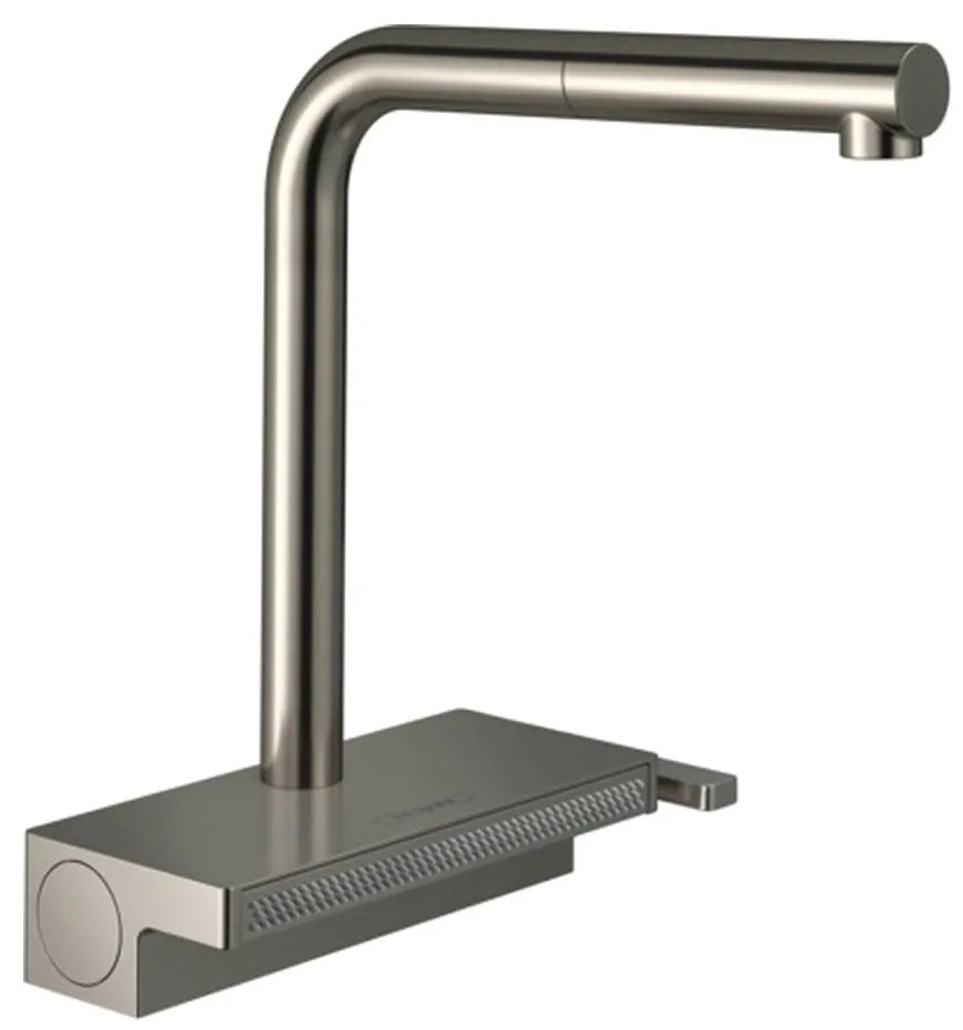 Hansgrohe Aquno Select M81, páková kuchyňská baterie 250, vytahovatelný výtok, 2jet, vzhled nerezu, HAN-73836800
