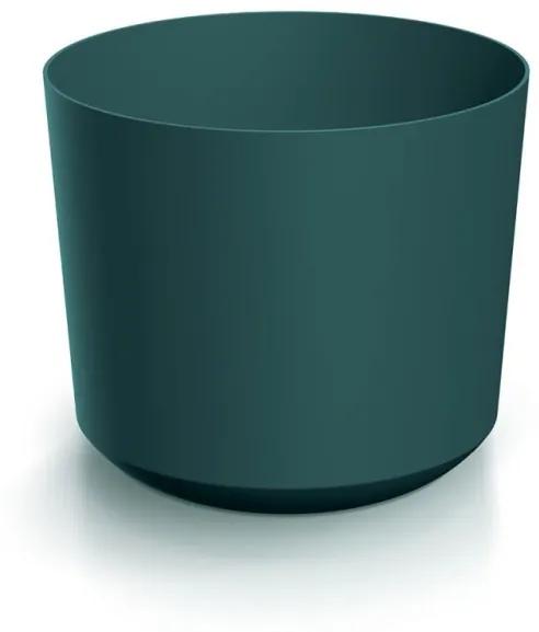 PROSPERPLAST Květináč - TUBO Průměr: 33,8 cm, Barva: platinová