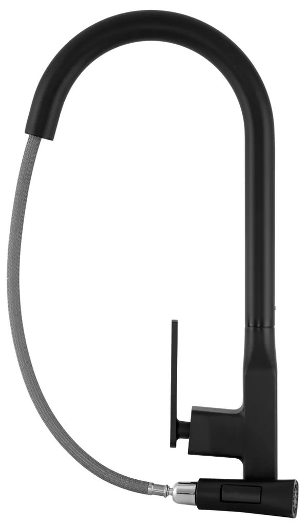 Gamma Pico, vysoká dřezová baterie h-450, černá matná, GMA-BPOK-BK