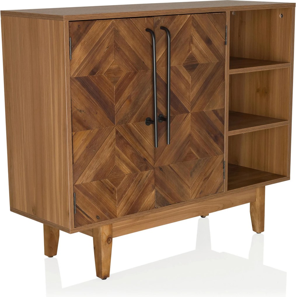 XXXLutz KOMODA, jedle, tmavě hnědá, 95/32/79,5 cm MID.YOU - Široké komody - 001918083905