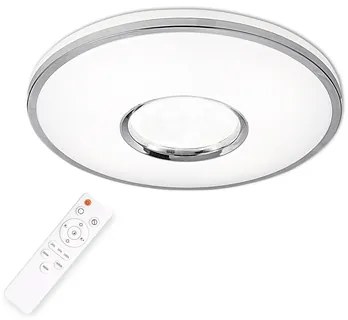 Bílé stropní LED svítidlo s dálkovým ovládáním LEON 40 cm