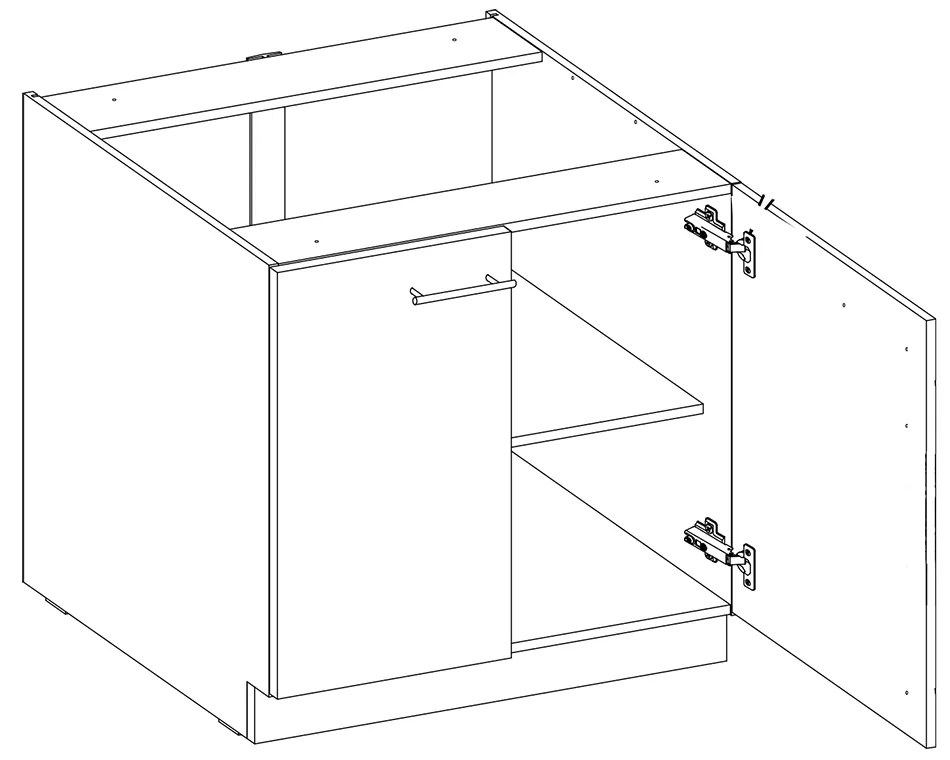 Kuchyňská linka STILO ab | 265x300 + 180 cm | PREMIUM BOX | artisan/bílá
