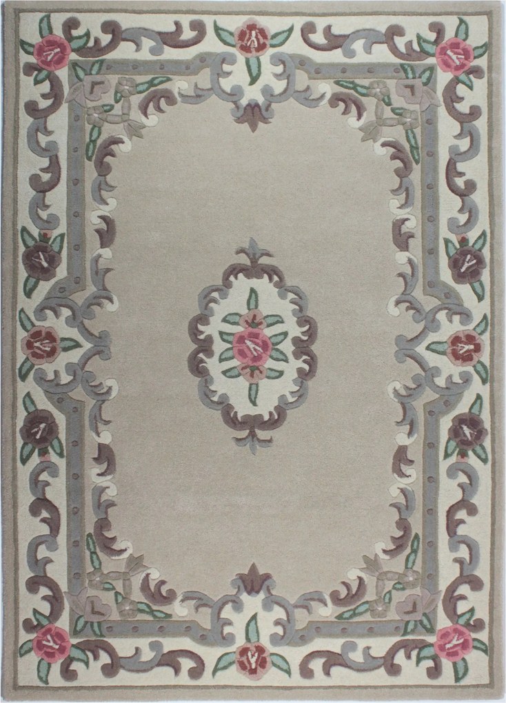Ručne všívaný kusový koberec Lotus premium Fawn, 150x240, béžová, chodba / predsieň, Flair Rugs