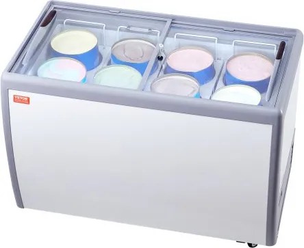 370 l komerční zmrzlinová vitrína Gelato namáčecí mrazicí skříň