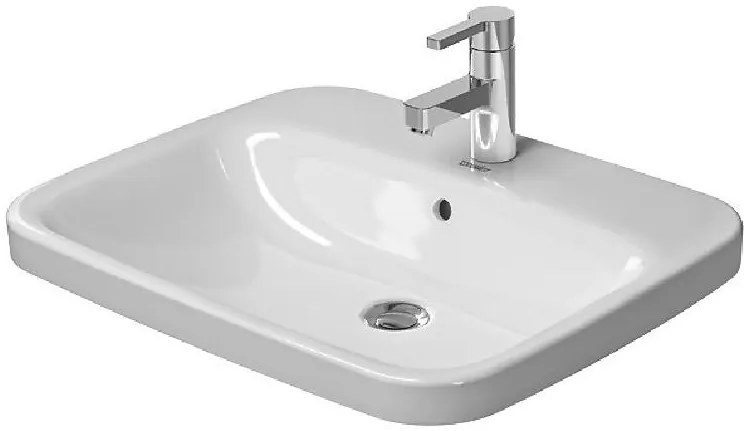Duravit DuraStyle - Umyvadlo nábytkové 62x50 cm, s 1 otvorem pro baterii, bílá 0374620000