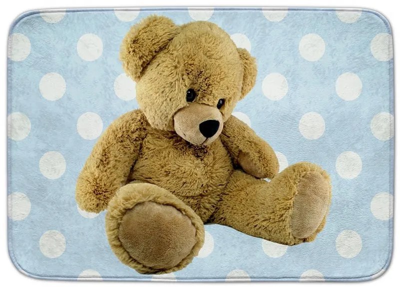 Vopi | Dětský koberec Ultra Soft Medvídek modrý 130x180 cm
