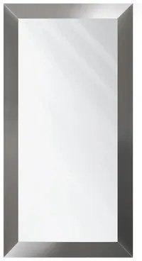 Zrcadlo ve stříbrném rámu MILANO 74x134 cm