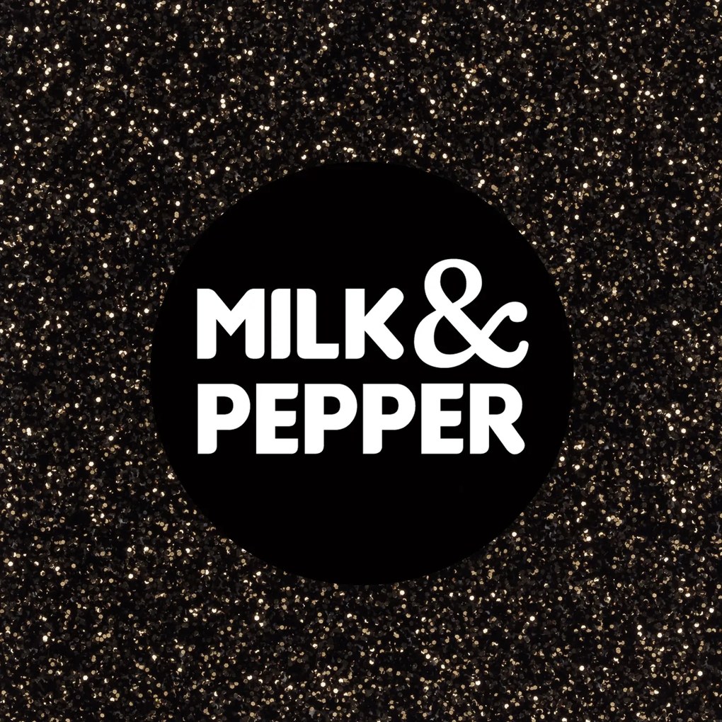 MILK&PEPPER Milkandpepper obojek pro psy Stardust Champagne Velikost: 40x2 cm