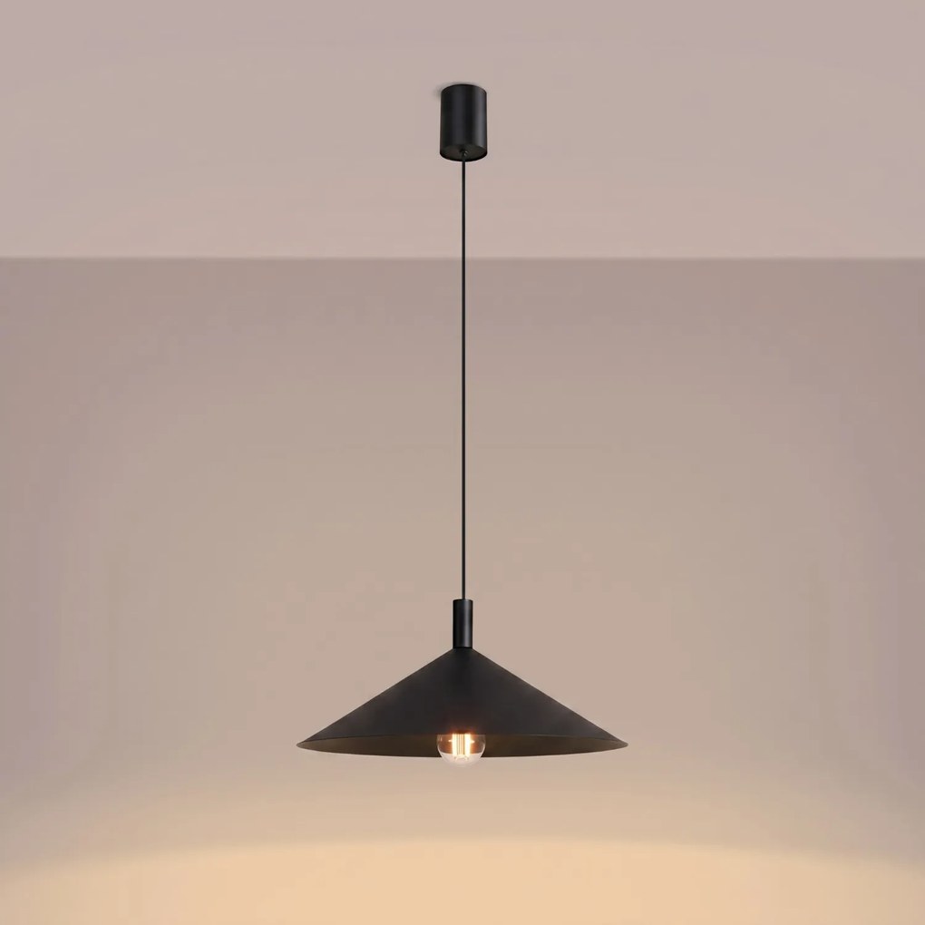Sollux Lighting Závěsné svítidlo NOX 40 černé