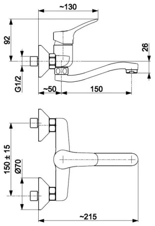 KFA Armatura 5240-810-00 - Umyvadlová baterie MORRIS lesklý chrom