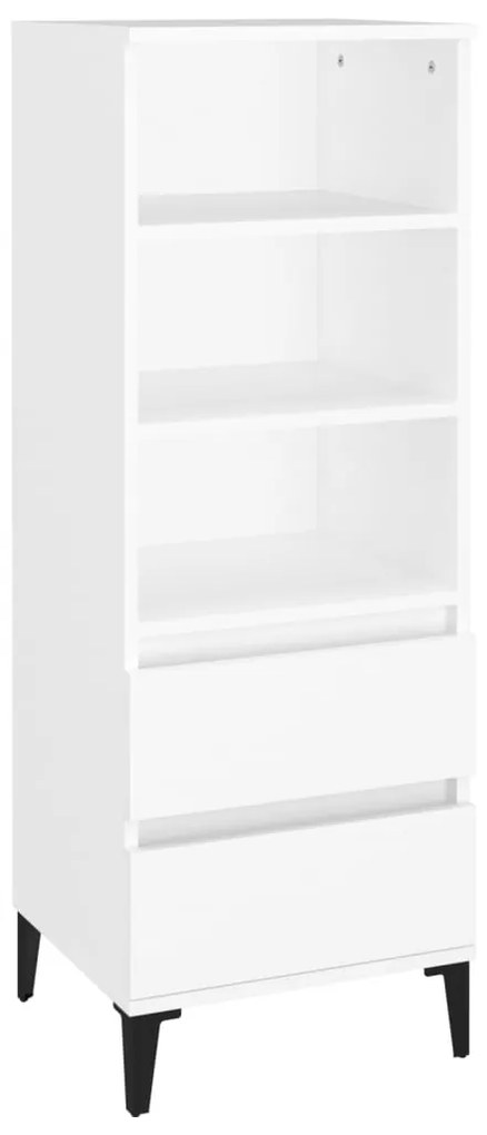 vidaXL Skříň highboard bílá 40 x 36 x 110 cm kompozitní dřevo