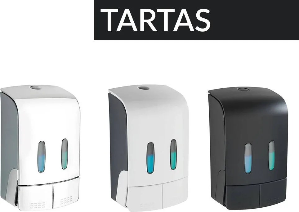 Dávkovač mýdla TARTAS, dvoukomorový, 960 ml, WENKO