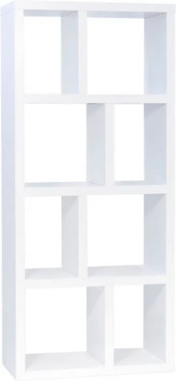 Designová knihovna Castelo 4 70 cm, matná bílá