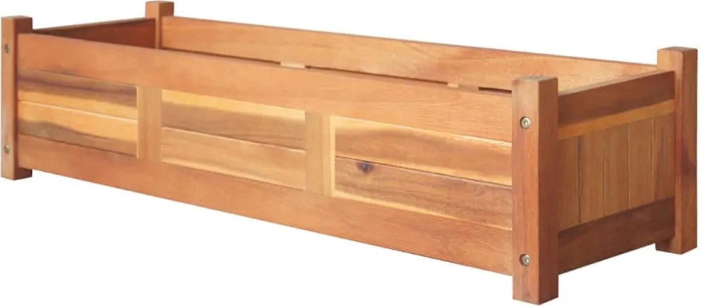 Vyvýšené záhony 2 ks akáciové dřevo 100 x 30 x 25 cm 3057522