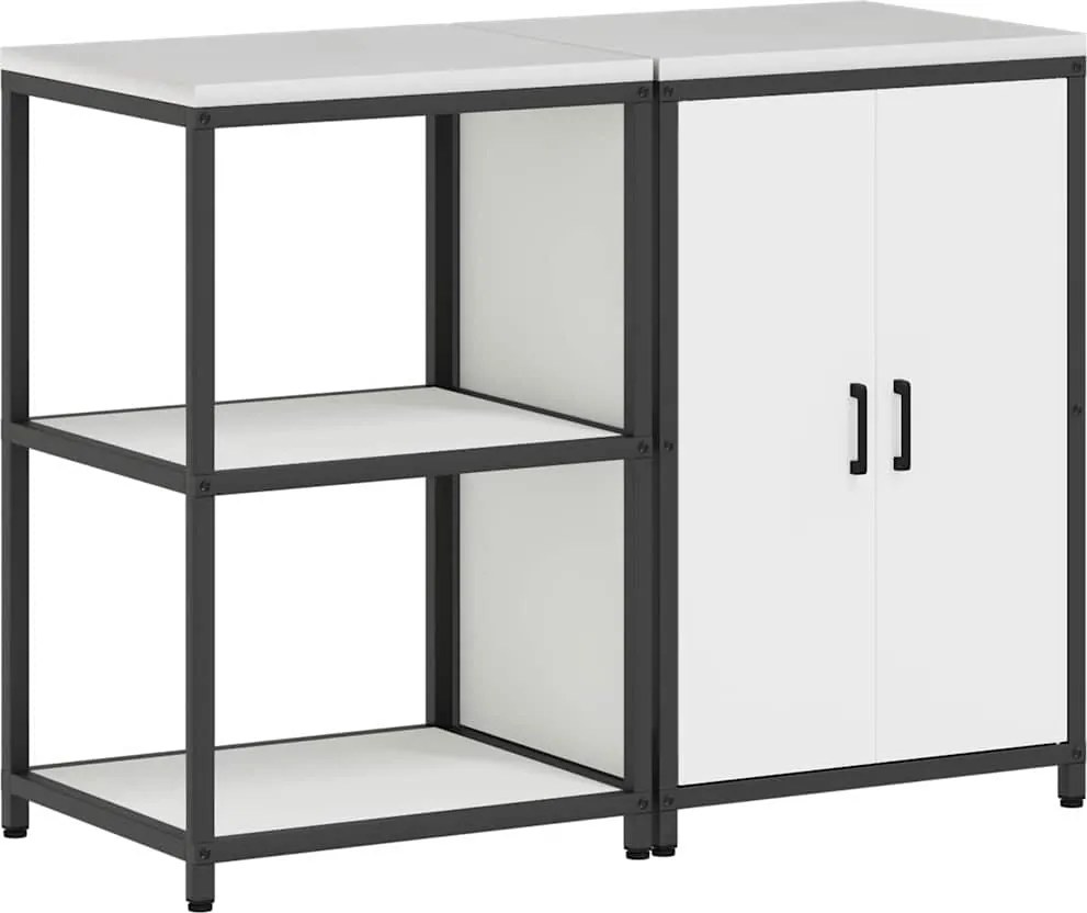 Kuchyňská skladovací sada HATTEM 2 ks Bílá 3392688