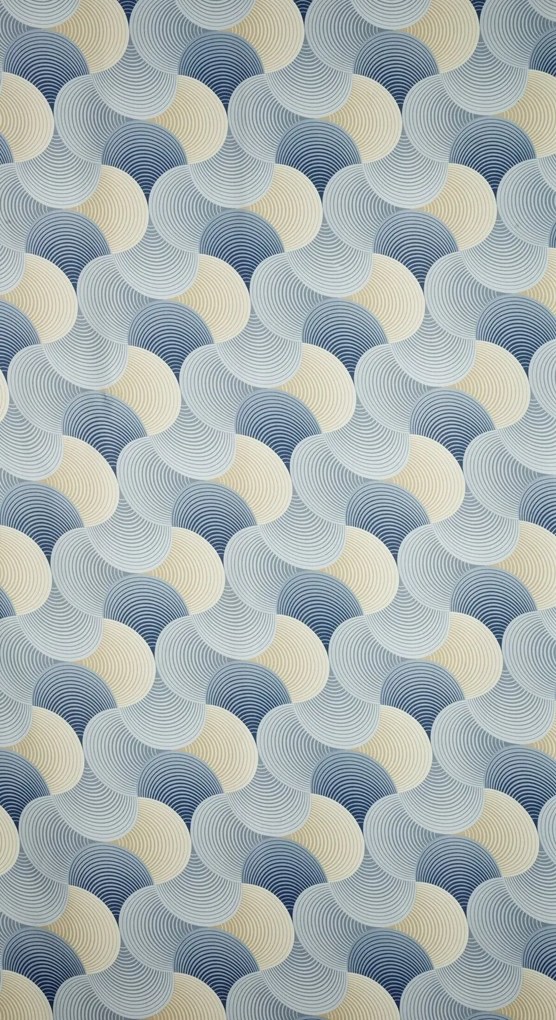 ZATEMŇOVACÍ ZÁVĚS NA KROUŽCÍCH ASETA 140X250 CM VZOROVANÁ
