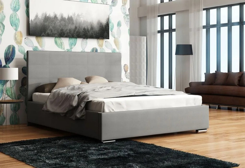 Čalouněná postel NASTY 4 + rošt + matrace, Sofie23, 160x200