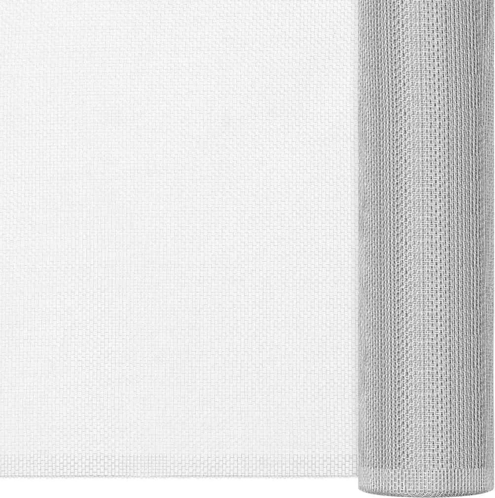 Síť proti hmyzu hliník 60 x 500 cm stříbrná 150845