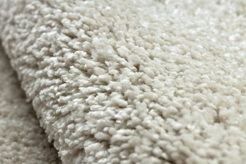 Dywany Łuszczów, Kusový koberec Berber 9000 cream kruh, 120x120 (průměr) kruh, bílá, ložnice