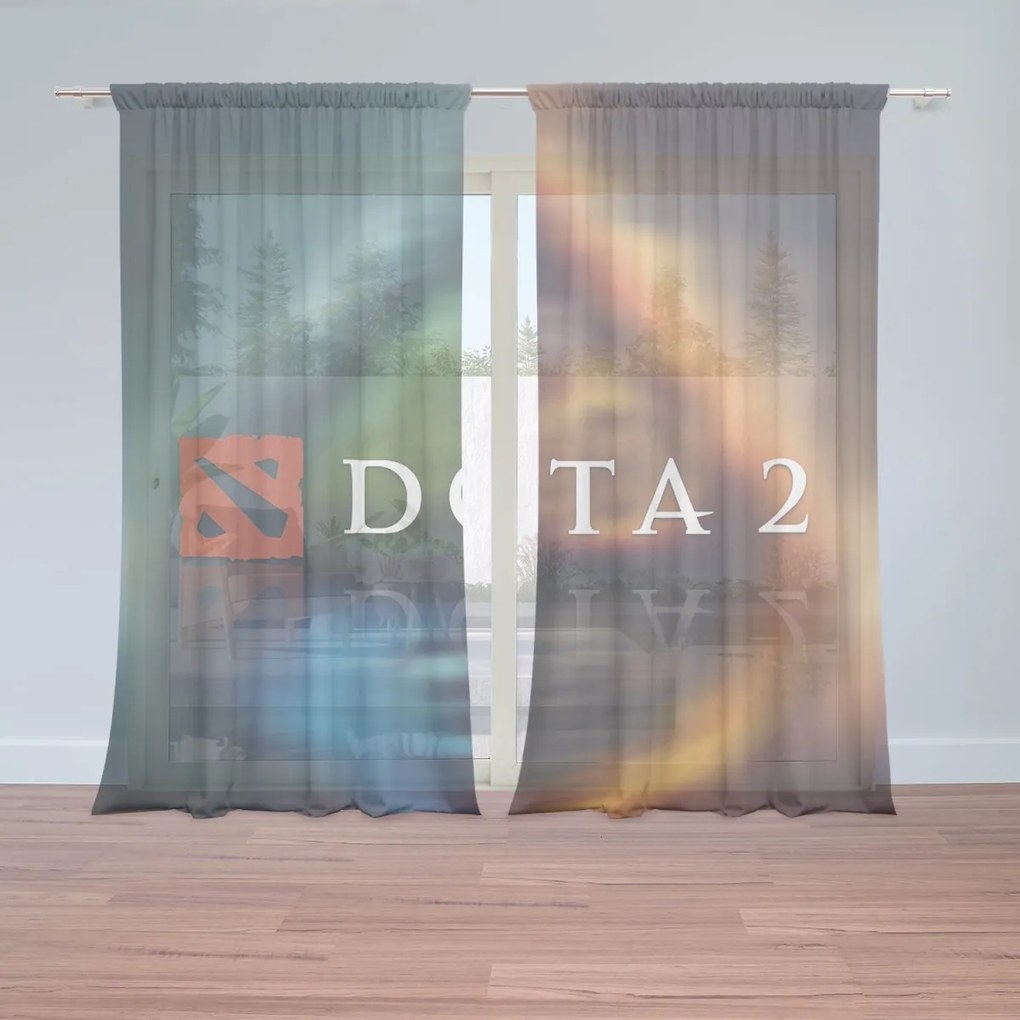 Sablio Záclony DOTA 2 Glow: 2ks 150x250cm