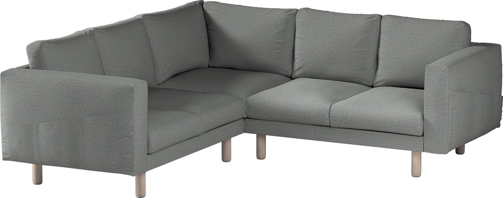 Potah na pohovku IKEA Norsborg rohová 4-místná barva modrá látka pletený vzor