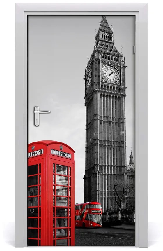 Fototapeta samolepící na dveře Big Ben Londýn 85x205 cm