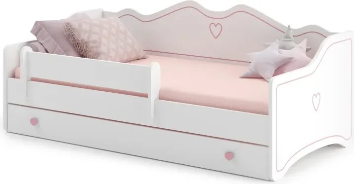 Postel s matracem EMKA Pink 160x80