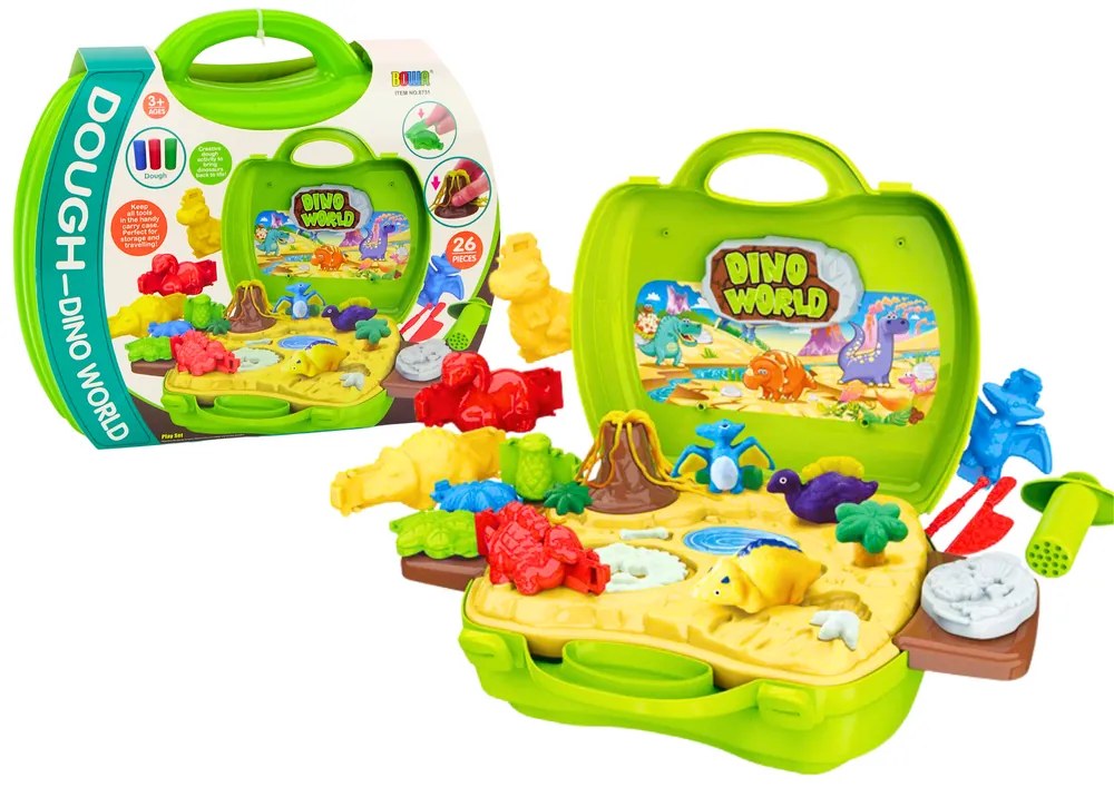 RKToys Plastelína Svět dinosaurů v kufříku