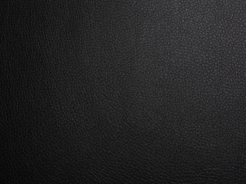 Kontinentální černobílá postel 160x200 cm PRESIDENT   Beliani