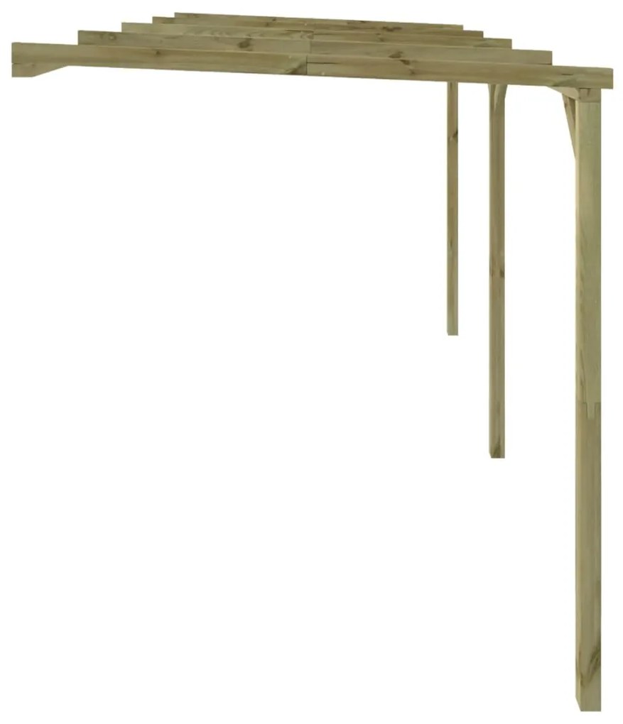 vidaXL Zahradní pergola s truhlíkem 162 x 56 x 204 cm dřevo