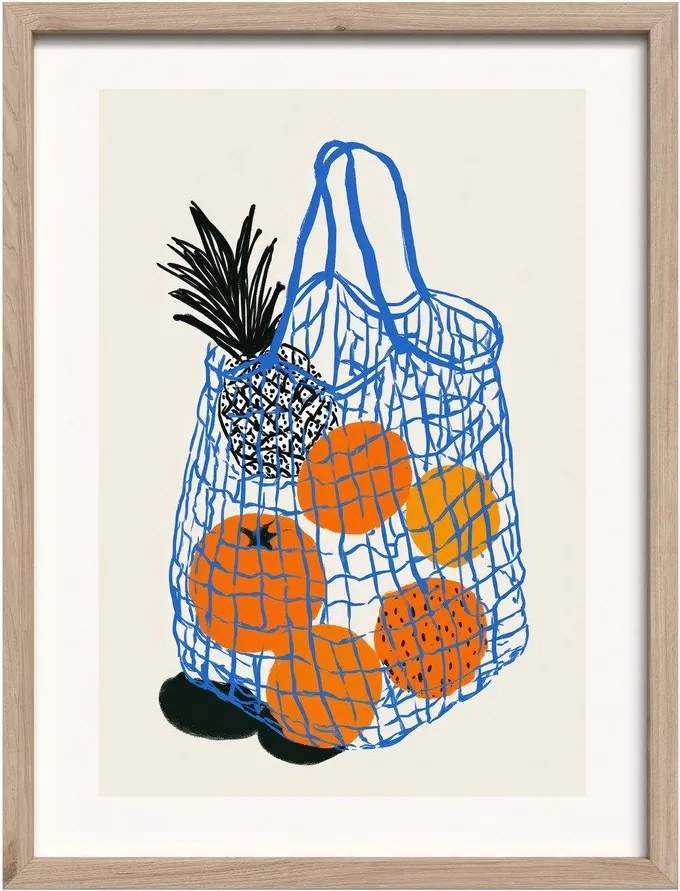Tištěný obraz s rámem 30x40 cm Summer Fruit – Styler