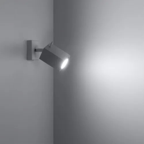Nástěnné bodové svítidlo SOLLUX Merida GU10 1x40W bez zdroje SL.0095 bílá