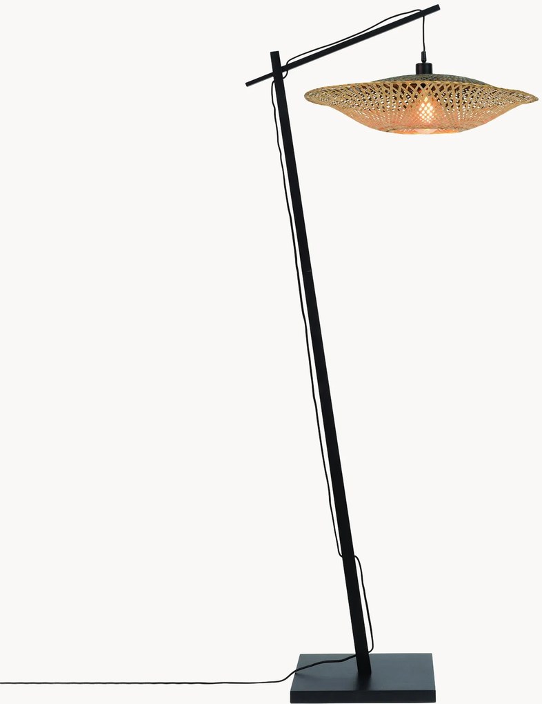 Stojací lampa z bambusu Kalimantan