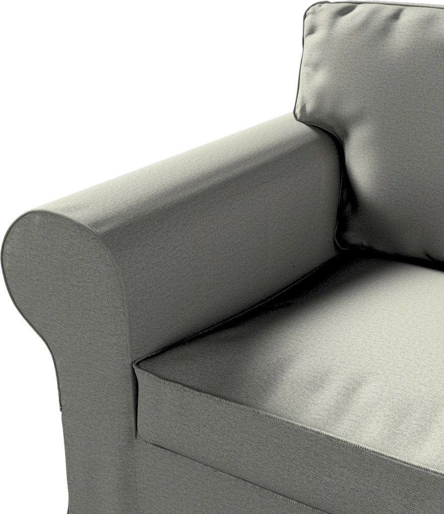 Potah na křeslo IKEA Ektorp barva šedá látka pletený vzor
