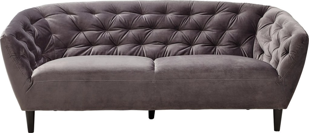 XXXLutz POHOVKA CHESTERFIELD, textil, tmavě šedá Ambia Home - Pohovky - 001749019302