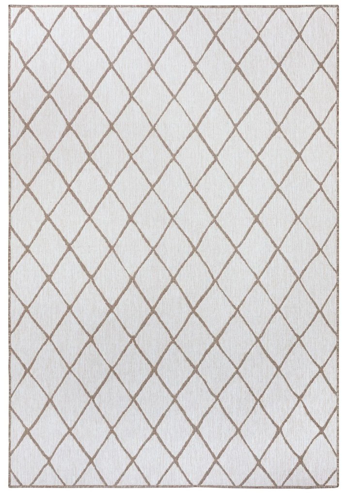 NORTHRUGS - Hanse Home koberce Kusový koberec Twin-Wendeteppiche 105455 Linen – na ven i na doma - 120x170 cm