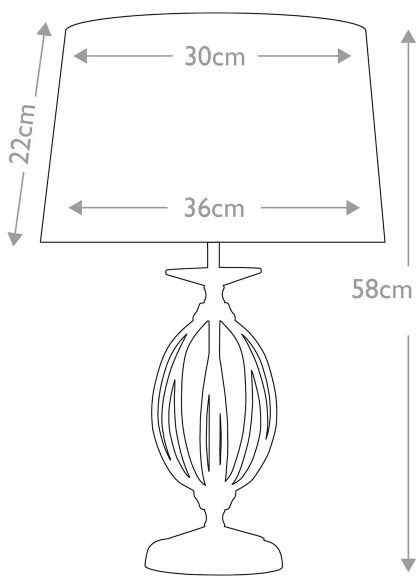 Elstead AG-TL-POL-BRASS - Stolní lampa AEGEAN 1xE27/60W/230V zlatá