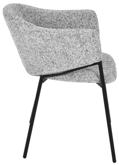 Designová židle Nikolai šedá