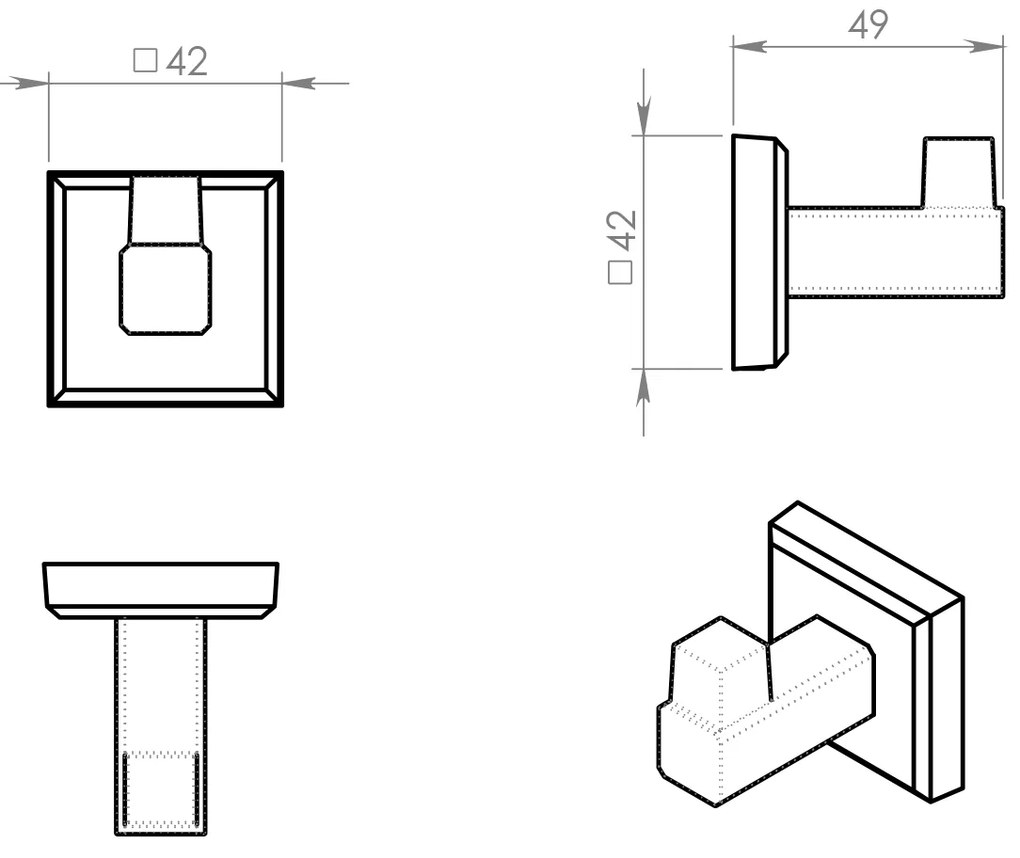 Sapho, COLORADO háček, chrom