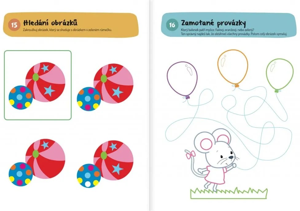 Svojtka 100 her, Vybarvování a spojování 3+