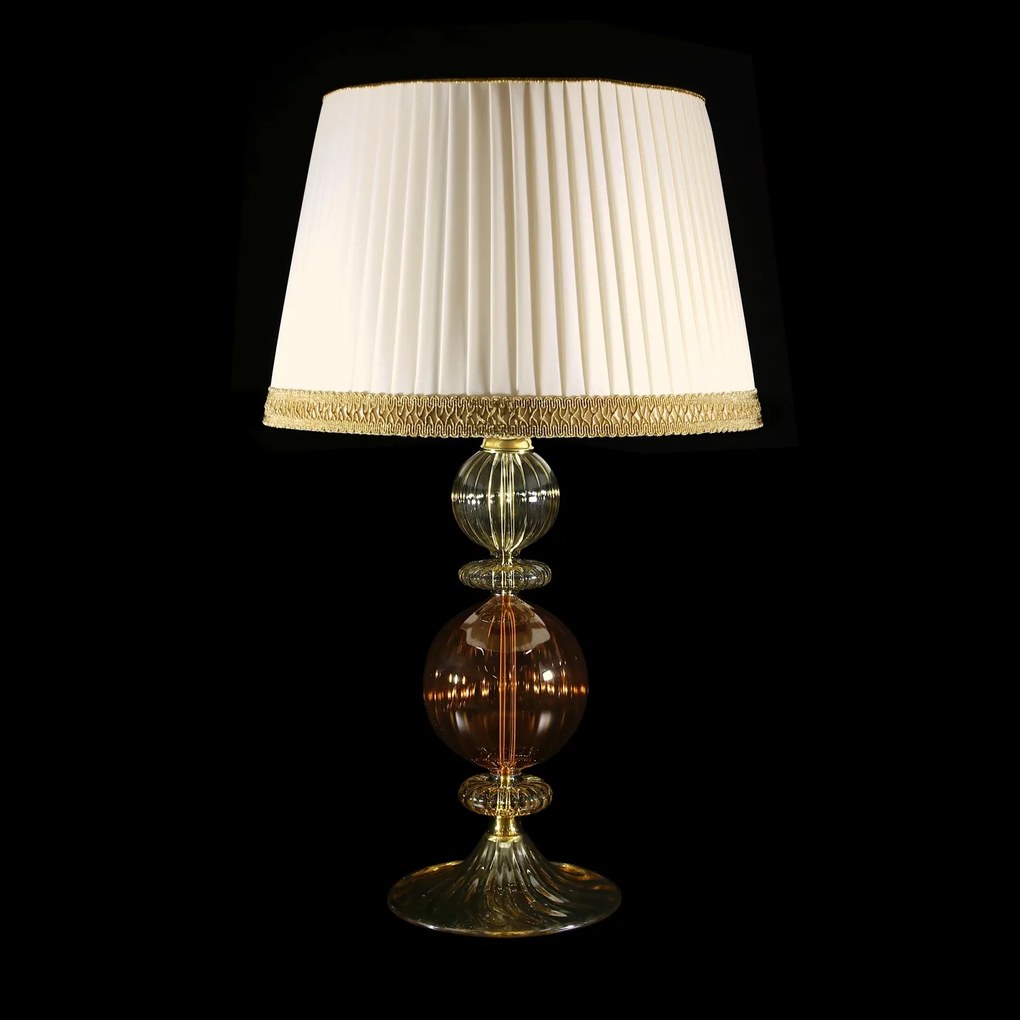 Luxusní stolní lampa ELEGANTE TL 04-PB - ARTGLASS