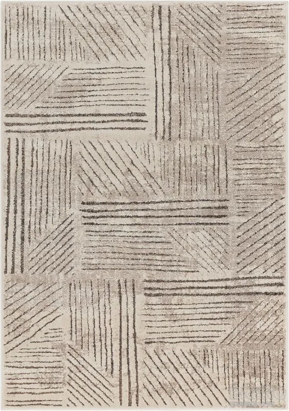Breno Kusový koberec AMARNA 44002/E7CH, 133x190 cm, Béžová/Vícebarevné
