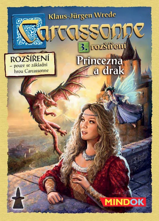 MINDOK HRA Carcassonne rozšíření 3 Princezna a drak *SPOLEČENSKÉ HRY* mn013