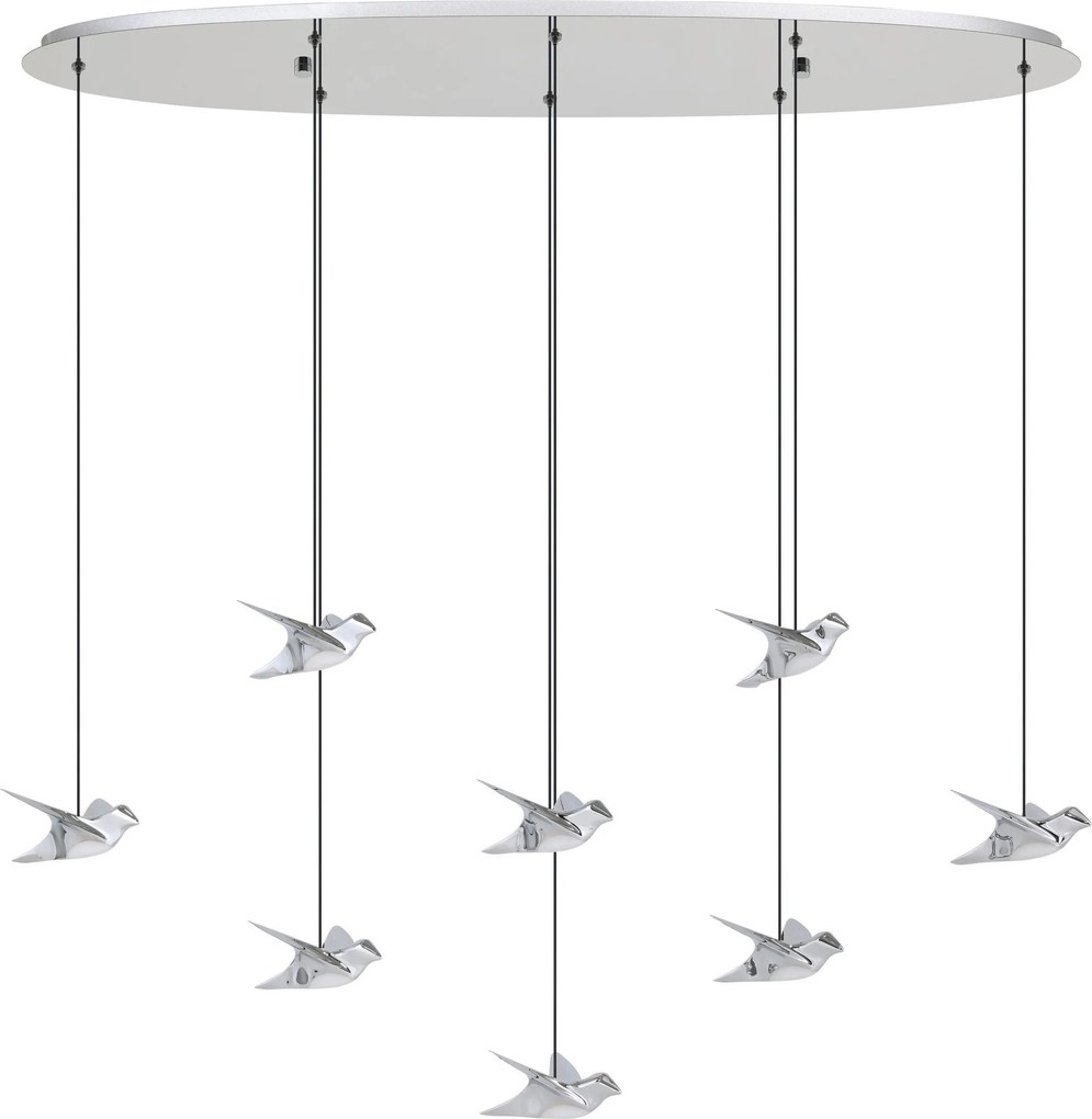 XXXLutz STROPNÍ ZÁVĚSNÉ LED SVÍTIDLO, 116/26/150 cm Eglo - Online Only svítidla - 003348254501