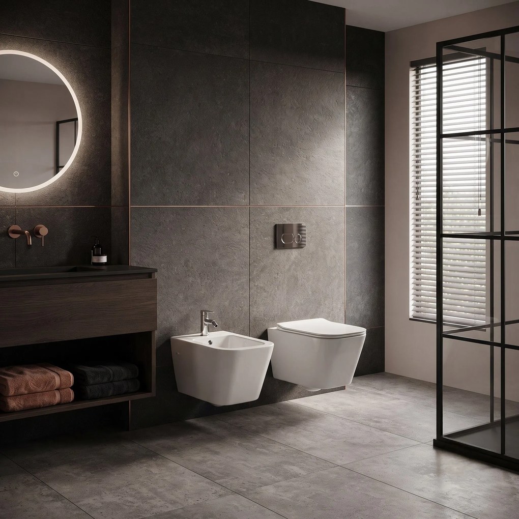 Erga Mery, závěsný bidet 520x360x300 mm, bílá lesklá, ERG-V03-MERY-BD-WH