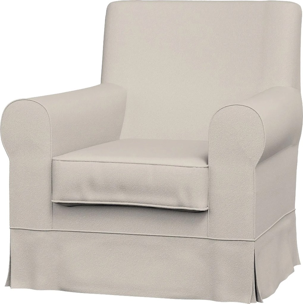 Potah na křeslo IKEA Ektorp Jennylund barva béžová látka pletený vzor