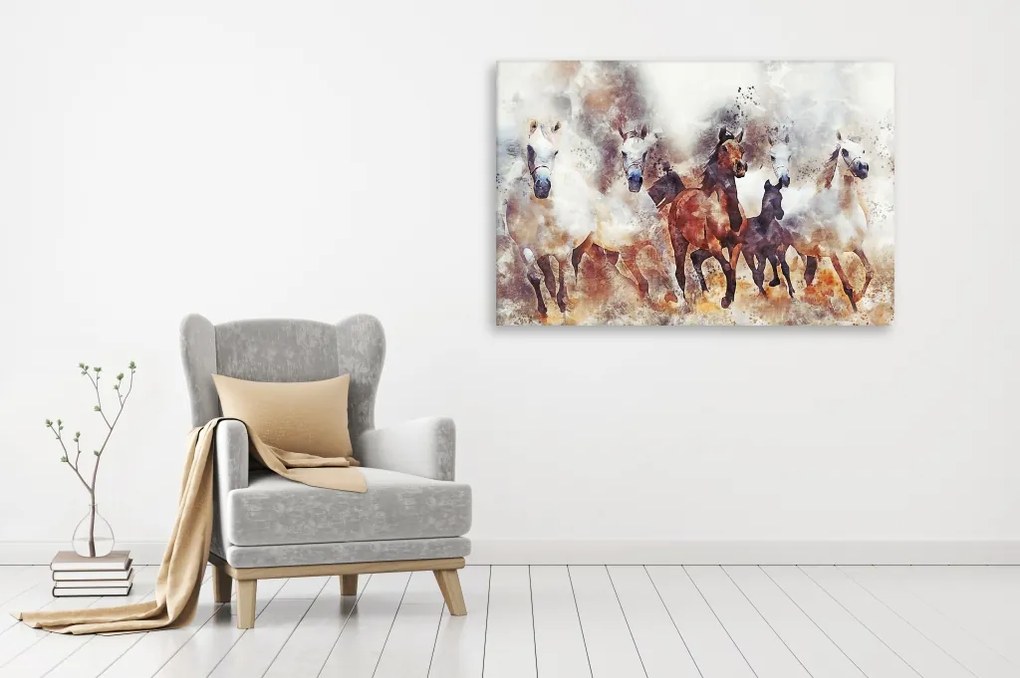 Malvis ® Obraz koně Velikost: 90x60 cm