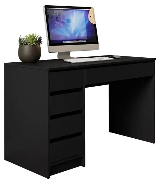 PC stolek Heron, Barva dřeva: černá