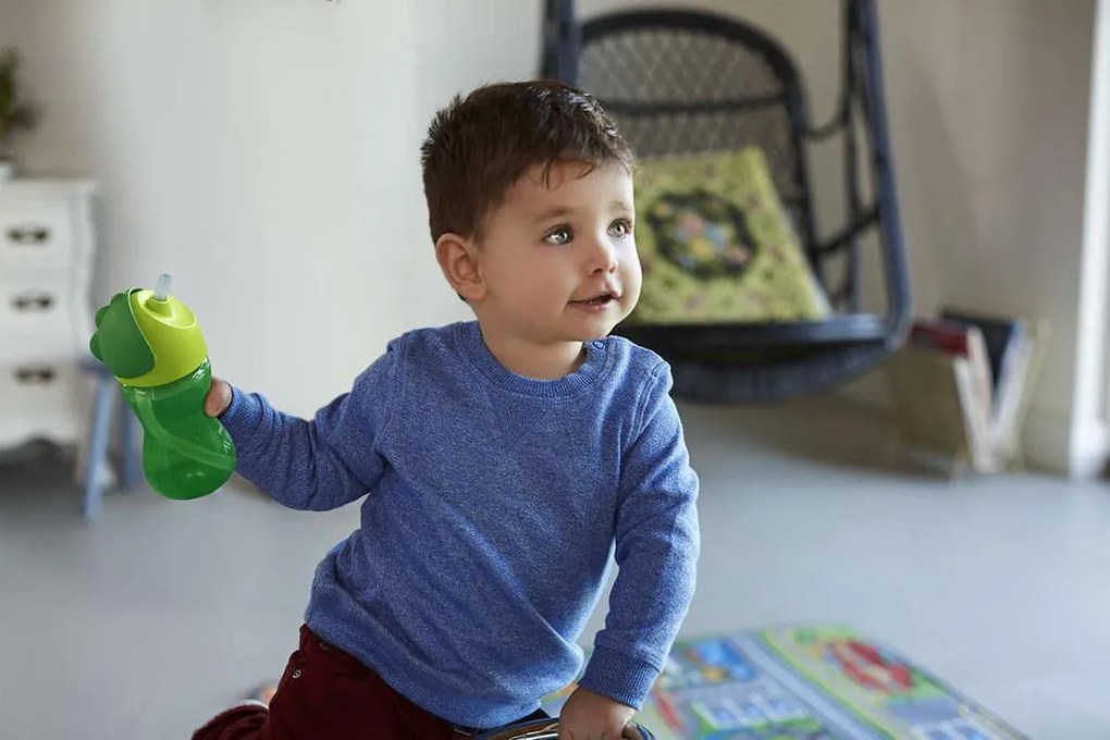 PHILIPS AVENT Hrneček s ohebným brčkem Avent 300 ml Dívka