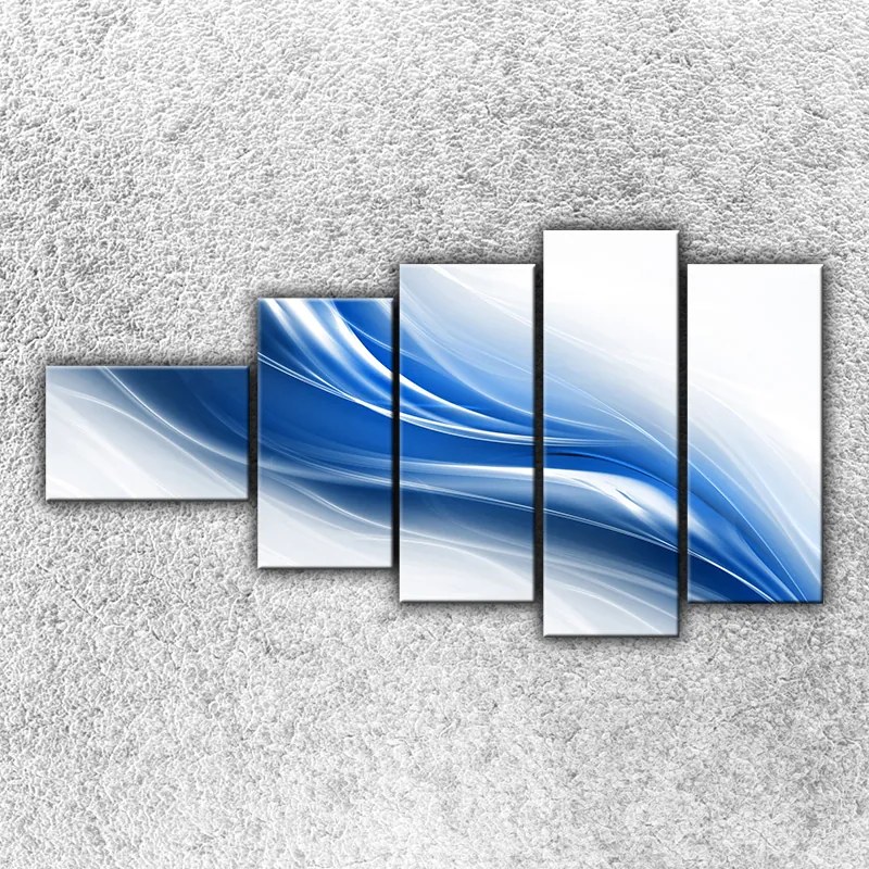IMPAR Foto na plátno Modrá vlna 2 110x60 cm